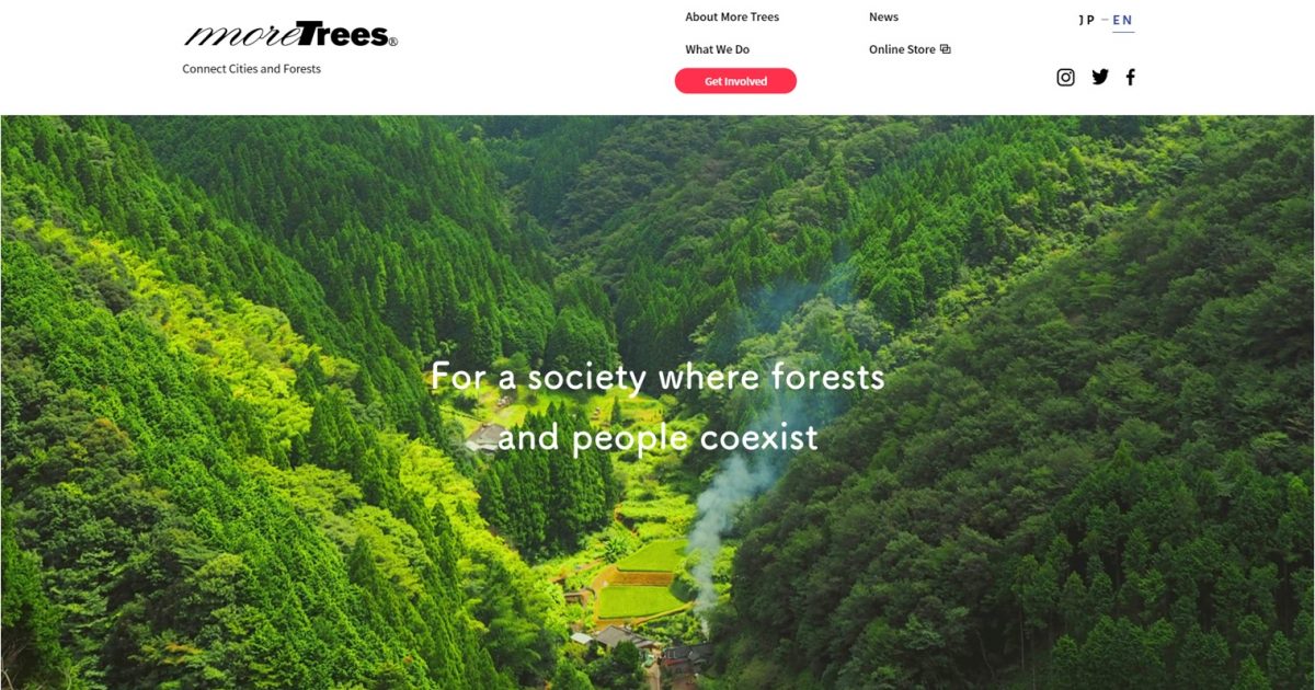 Our website has been renewed! | more trees